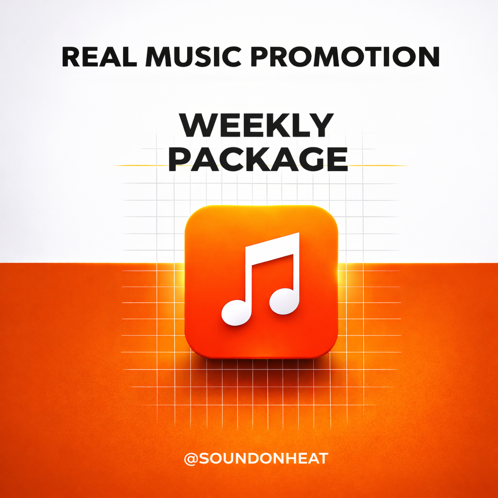 Real Music Promotion Weekly Package | Organic Streams & Engagement